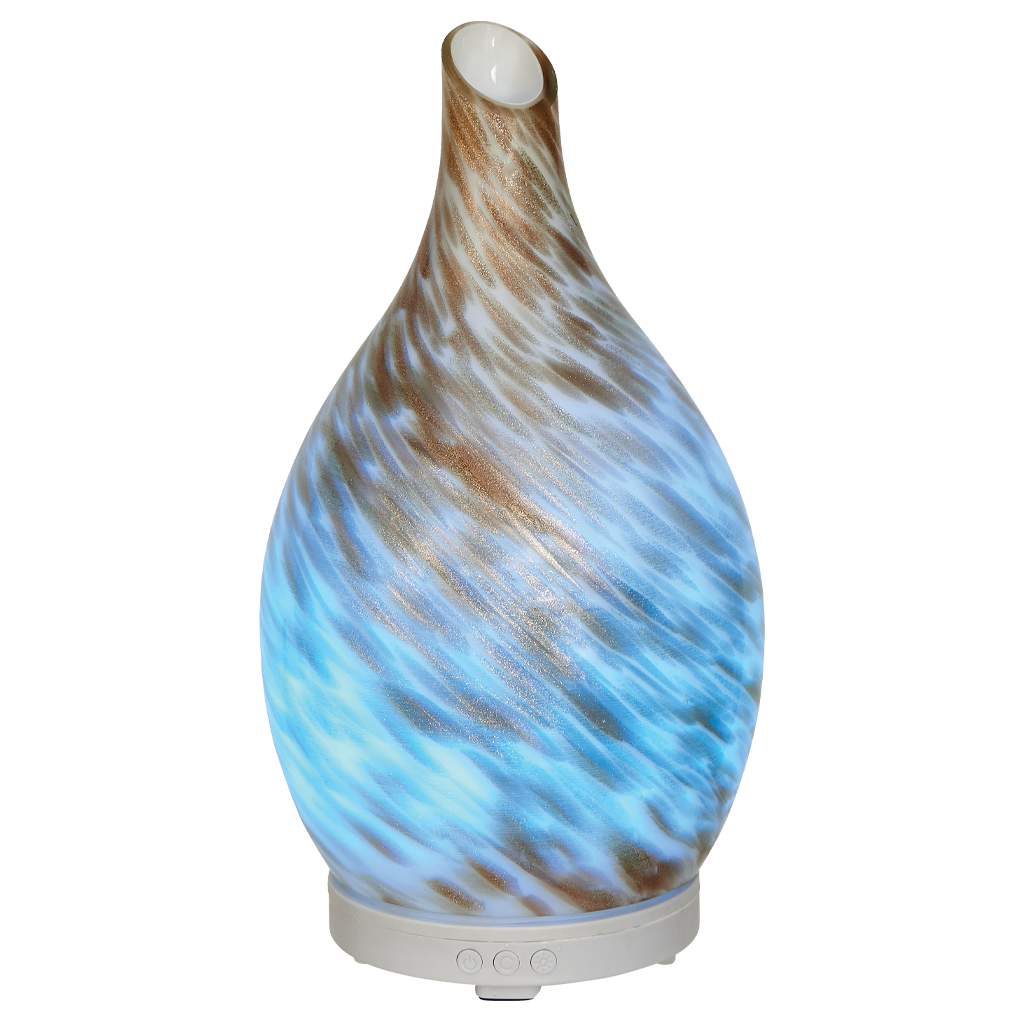 Diffuser Rotating Amphora Glass Ultrasonic in multicolor by Aromar ...